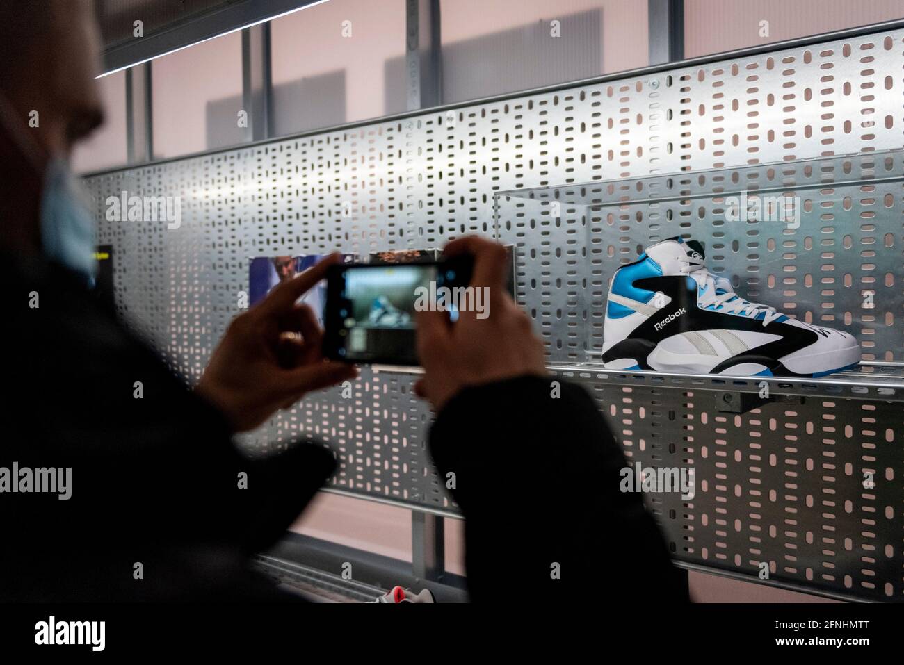 London, UK. 17 May 2021. (L) "Reebok Shaq Attack Orlando", 2016. First ...