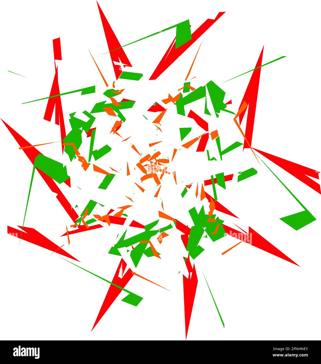 Random chaotic abstract scattered shapes design element – Stock vector ...