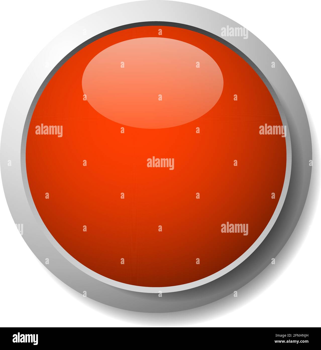 Blank, empty circle button, badge, tag or label icon – Stock vector ...