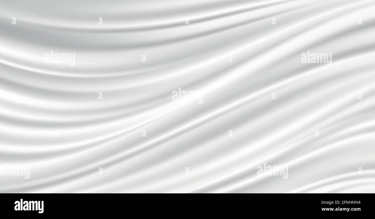 Abstract white background, wavy white lines, folds - Vector ...