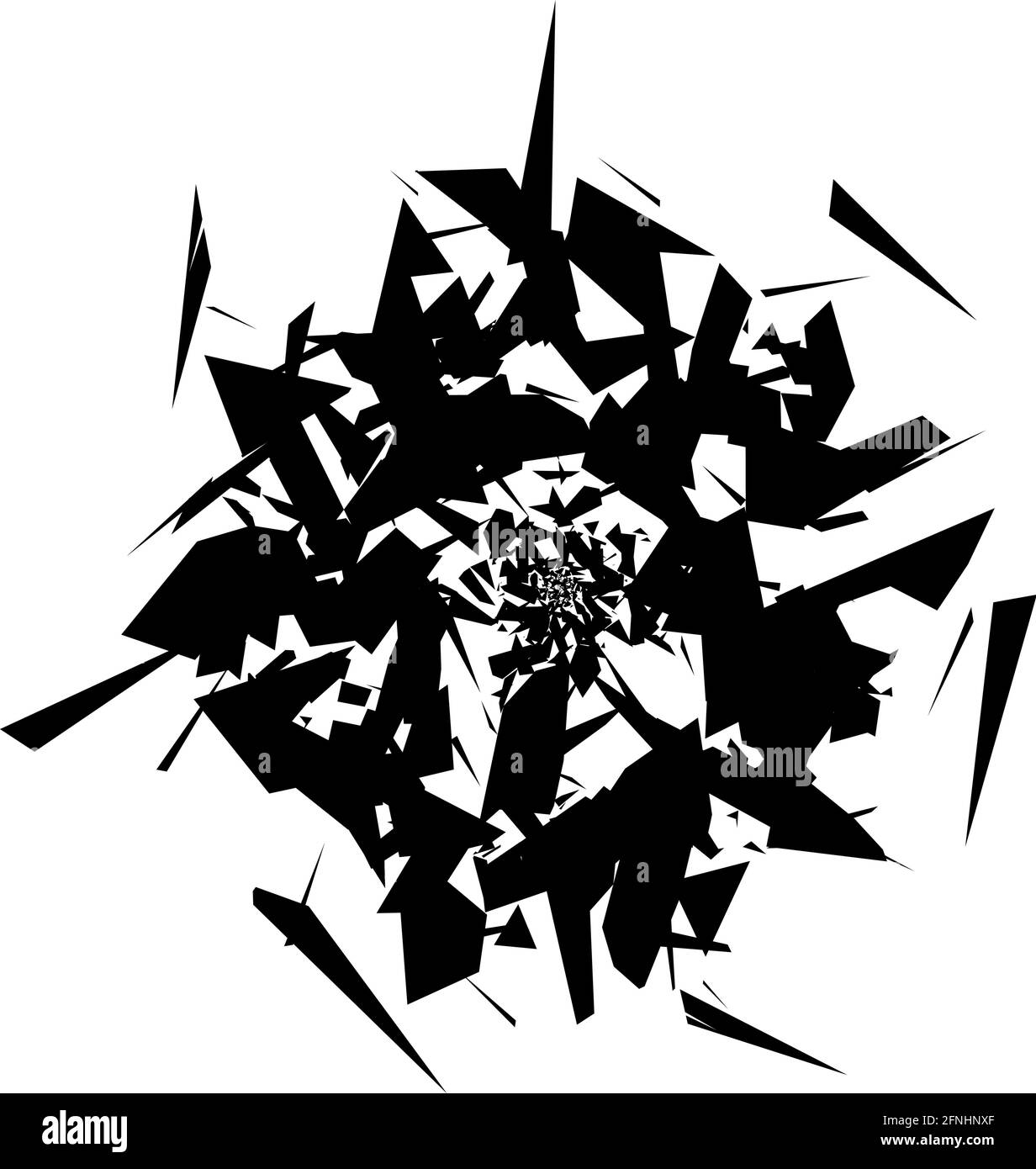 Random chaotic abstract scattered shapes design element – Stock vector ...