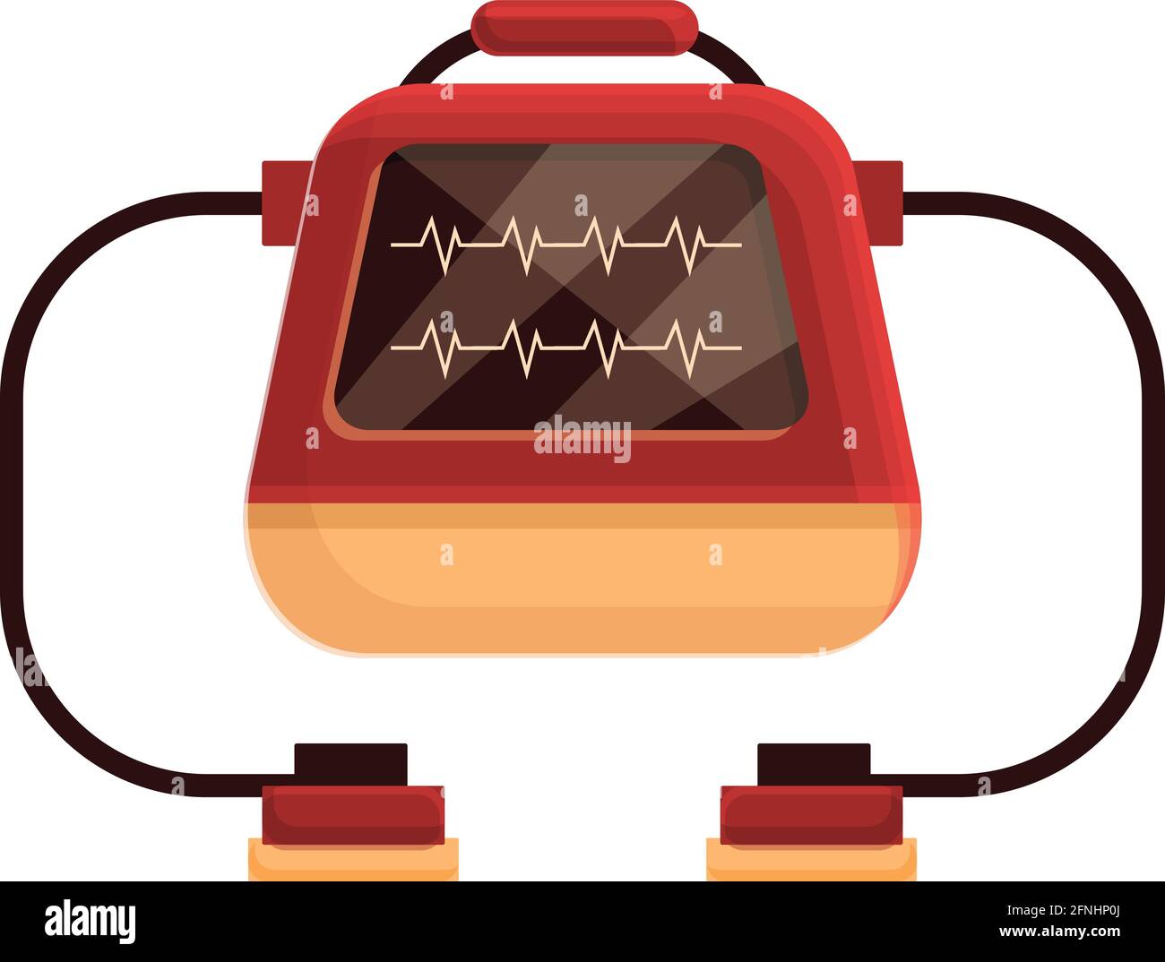 Disease defibrillator icon. Cartoon of Disease defibrillator vector ...