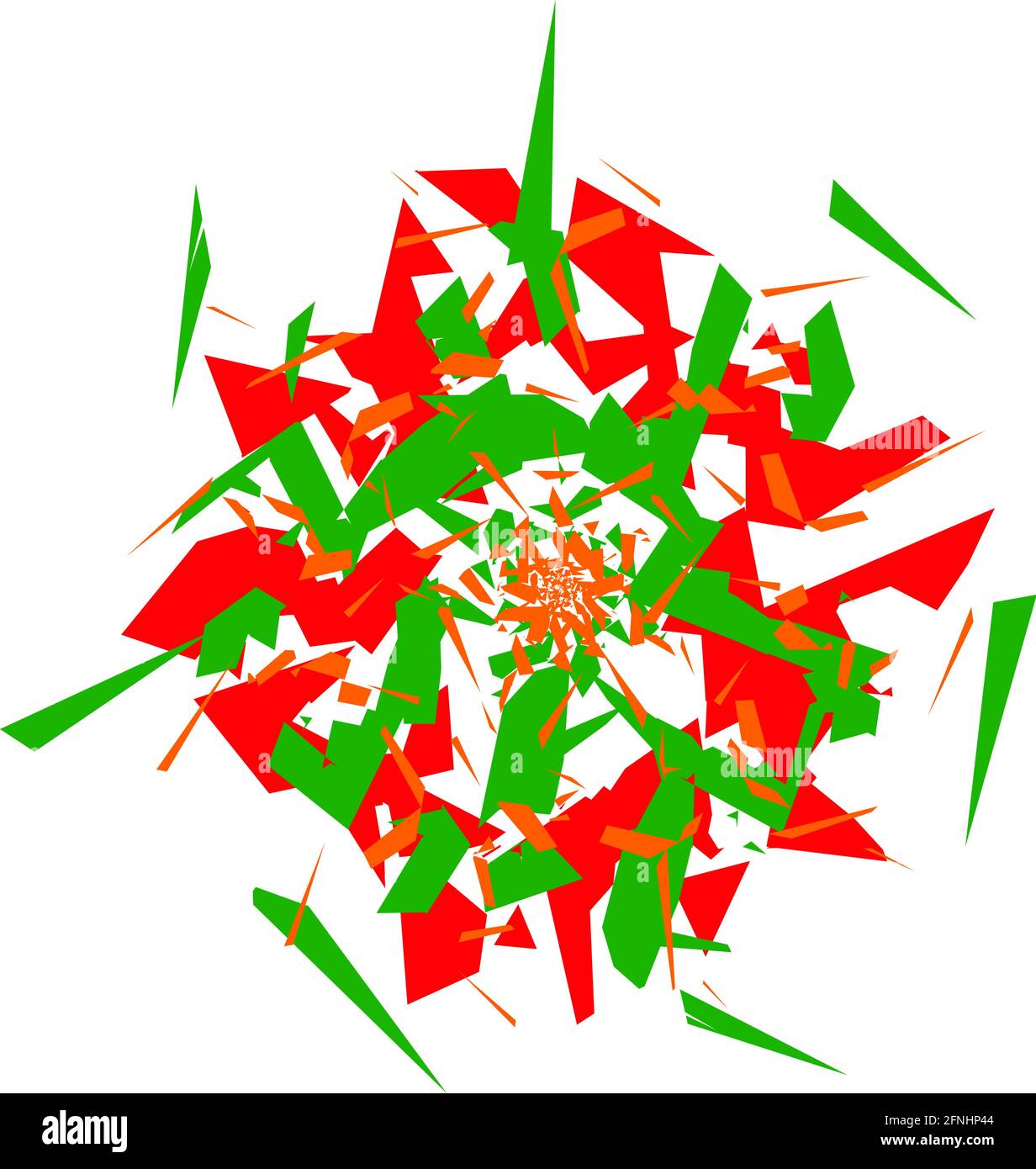 Random chaotic abstract scattered shapes design element – Stock vector ...