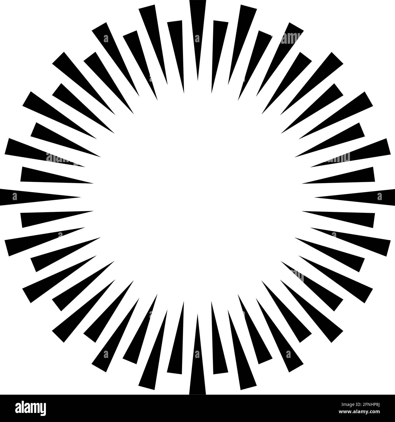 Radial, circular lines, spokes. Radiating lines, stripes. Concentric ...