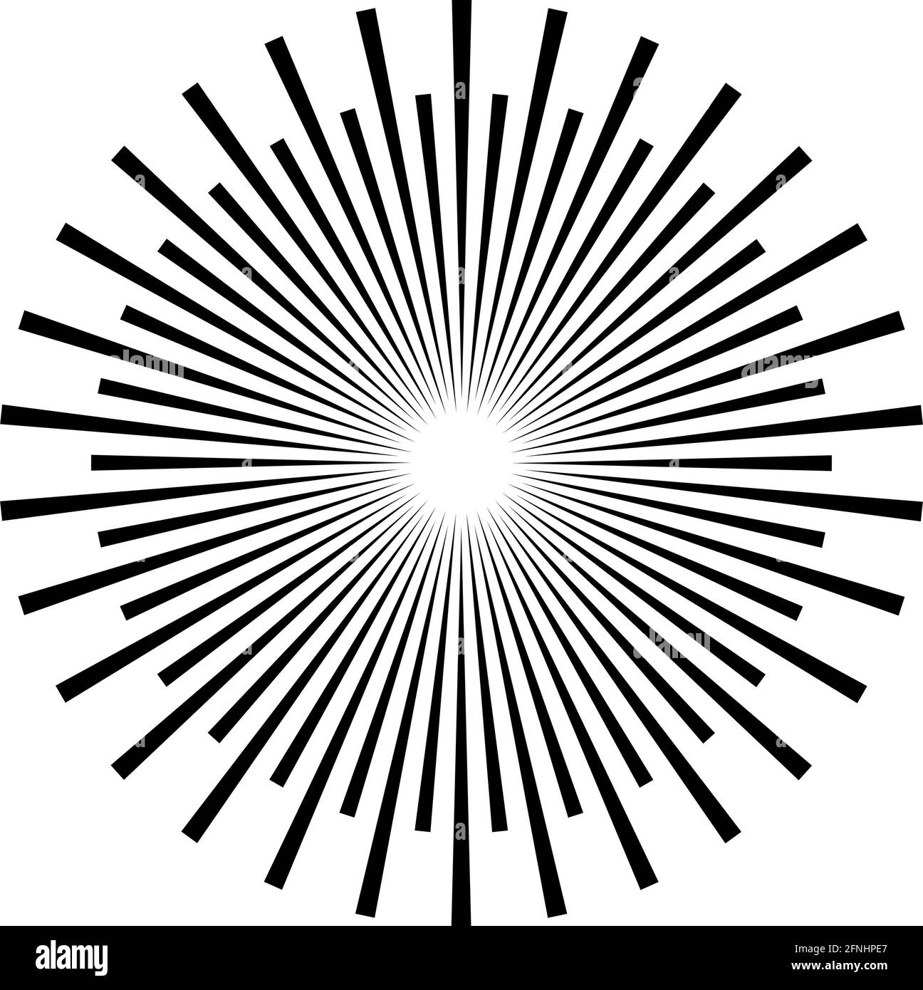 Radial, circular lines, spokes. Radiating lines, stripes. Concentric ...