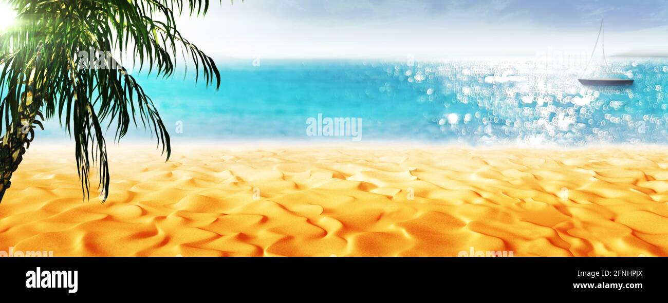 Sunny Beach Background