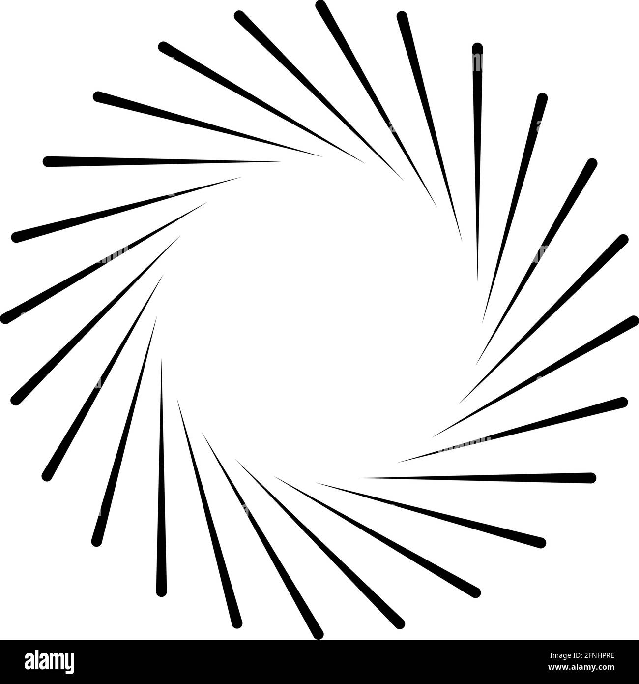 Spiral, swirl, twirl element. Cyclic whirlpool, whirlwind contortion ...