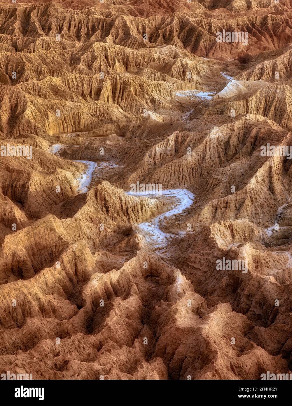 Desert badlands at Font's Point. Anza Borrego State Park, California ...