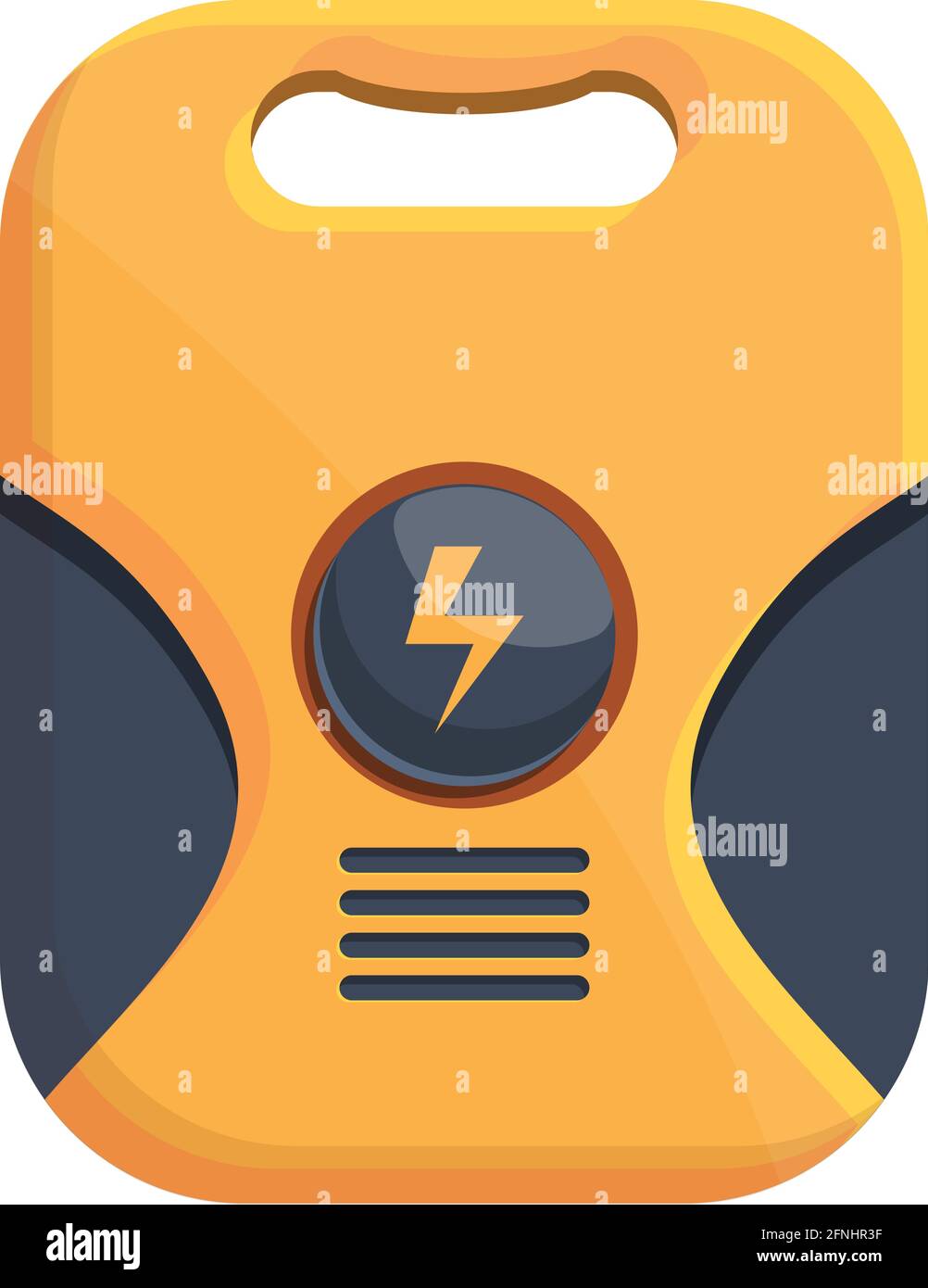 Device defibrillator icon. Cartoon of Device defibrillator vector icon ...