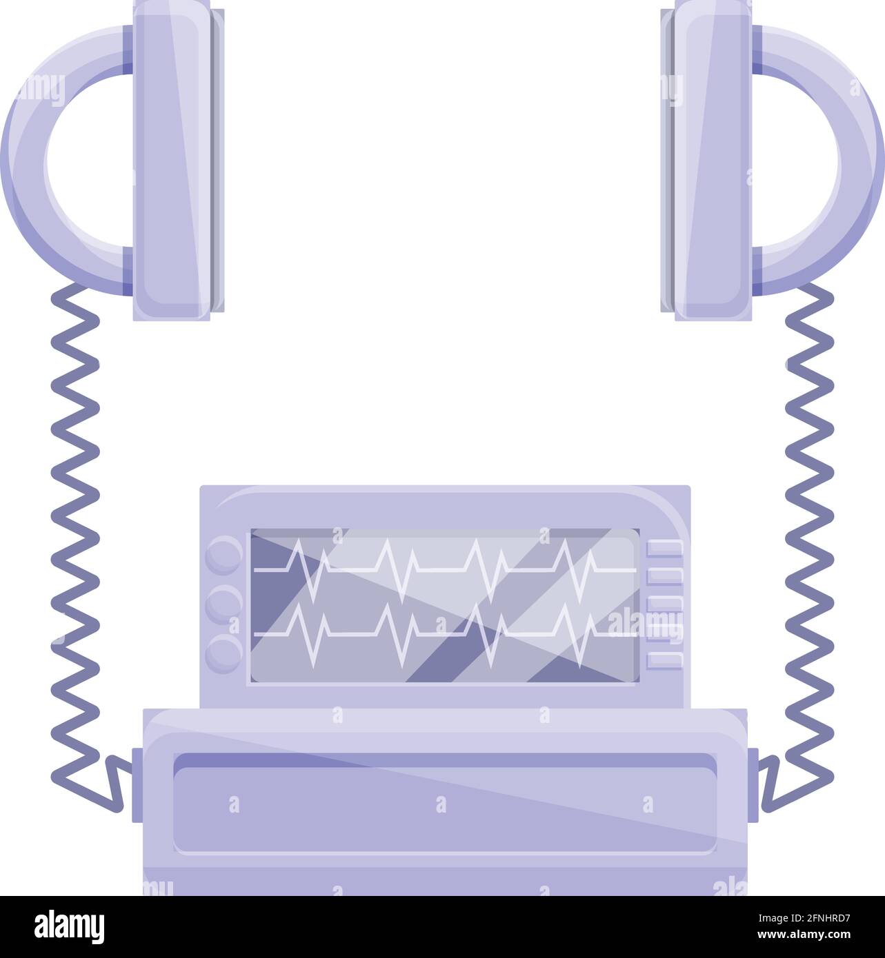 Emergency defibrillator icon. Cartoon of Emergency defibrillator vector ...