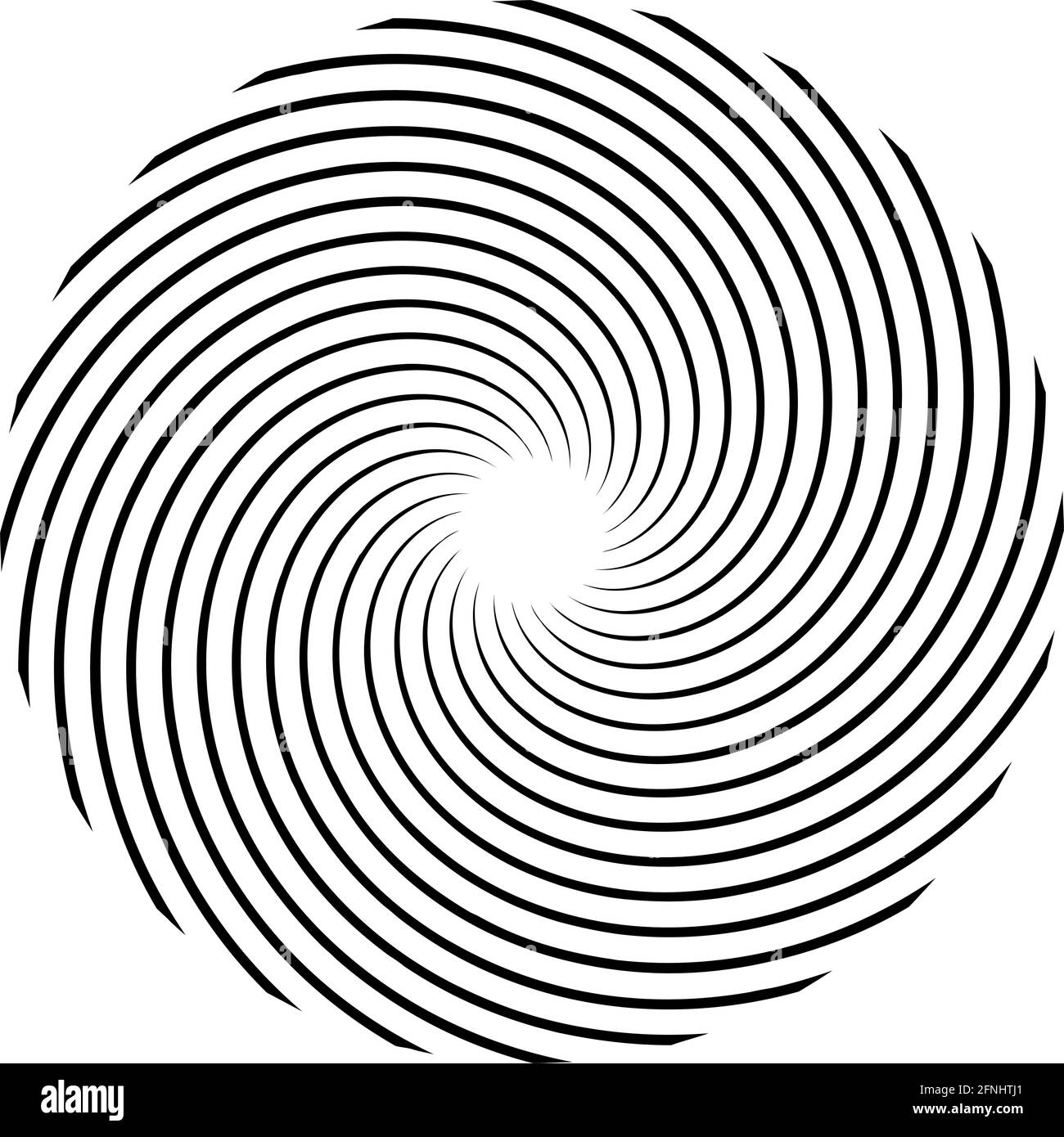 Spiral, swirl, twirl element. Cyclic whirlpool, whirlwind contortion ...