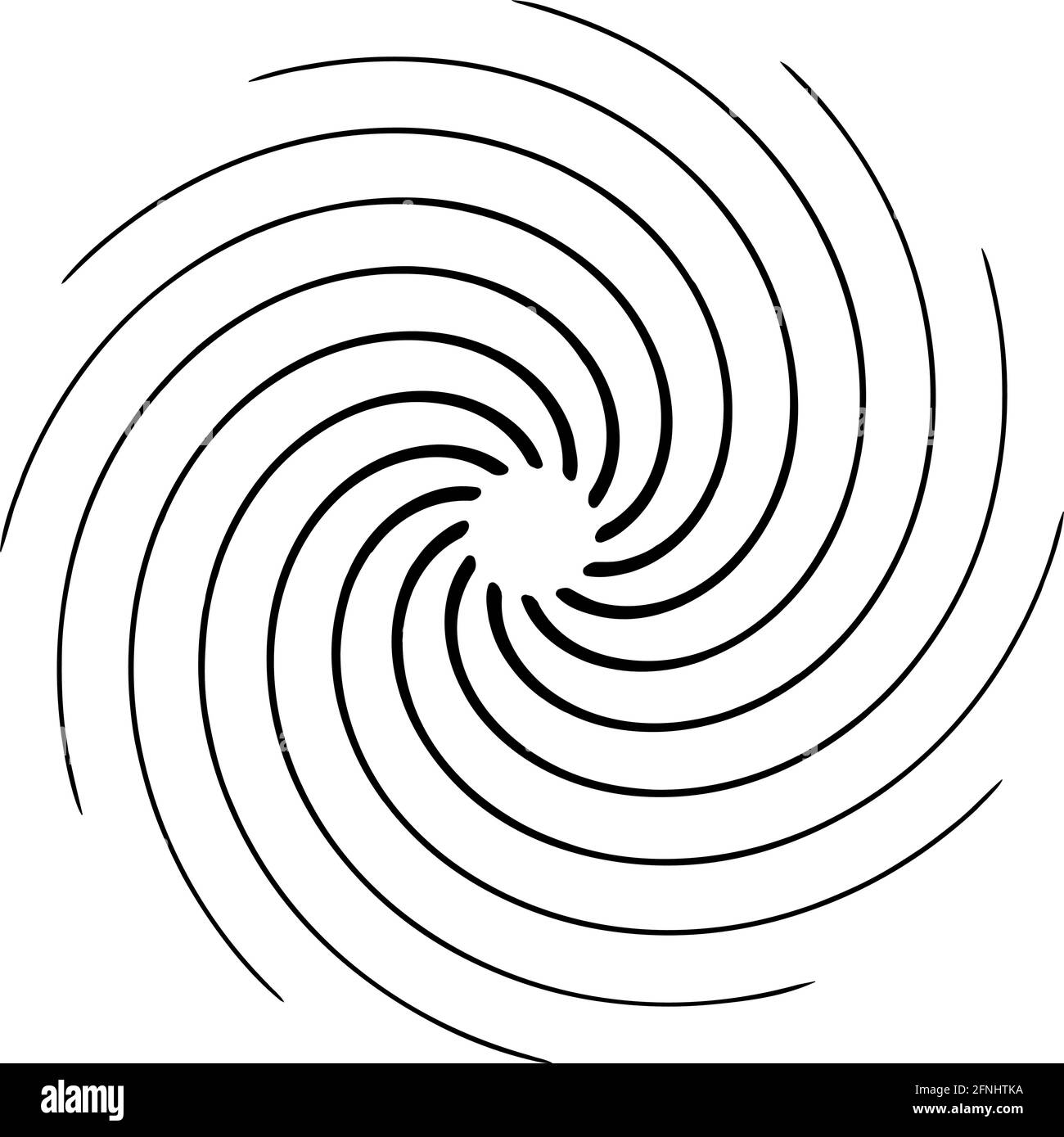 Spiral, swirl, twirl element. Cyclic whirlpool, whirlwind contortion ...