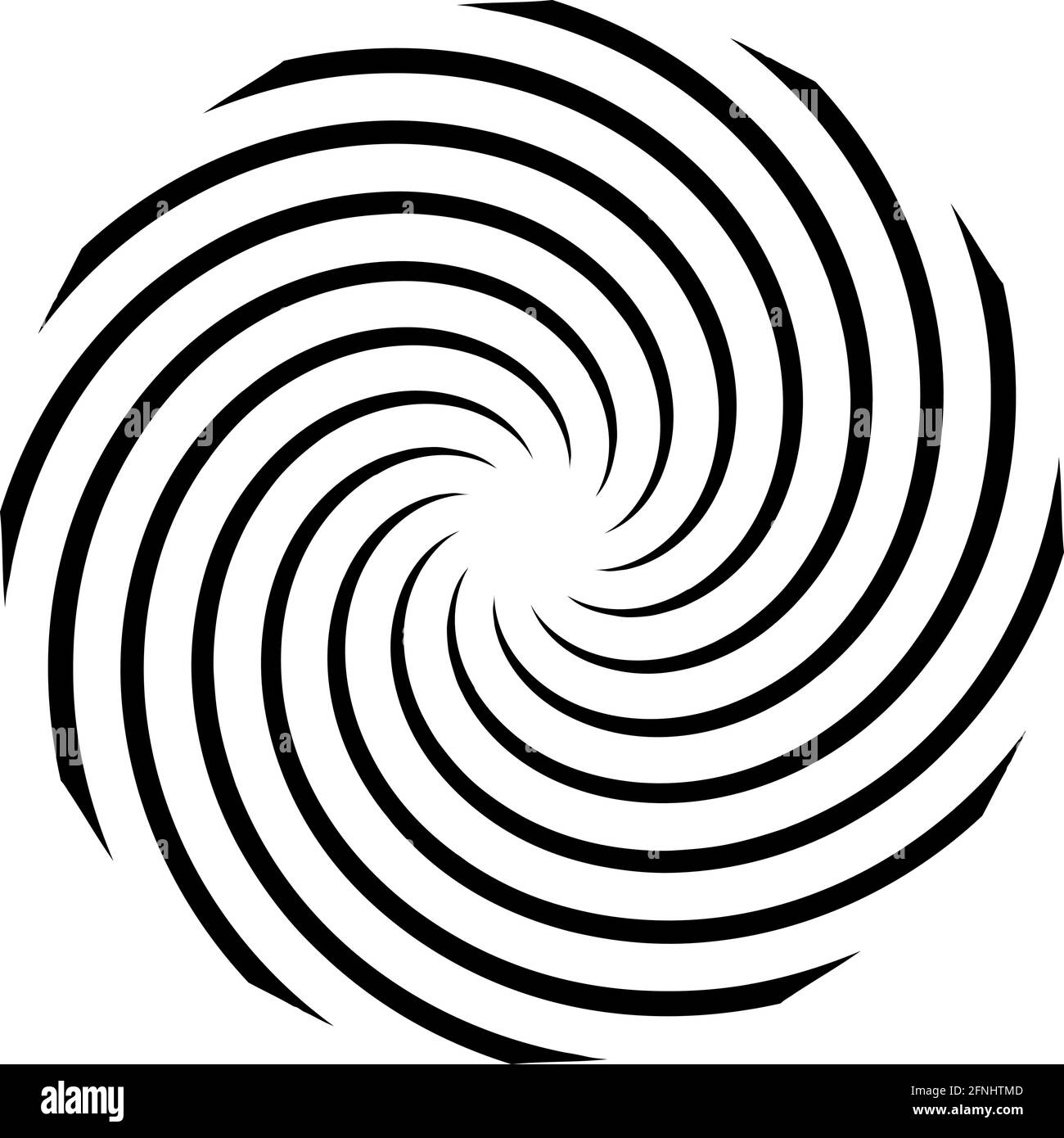 Spiral, swirl, twirl element. Cyclic whirlpool, whirlwind contortion ...