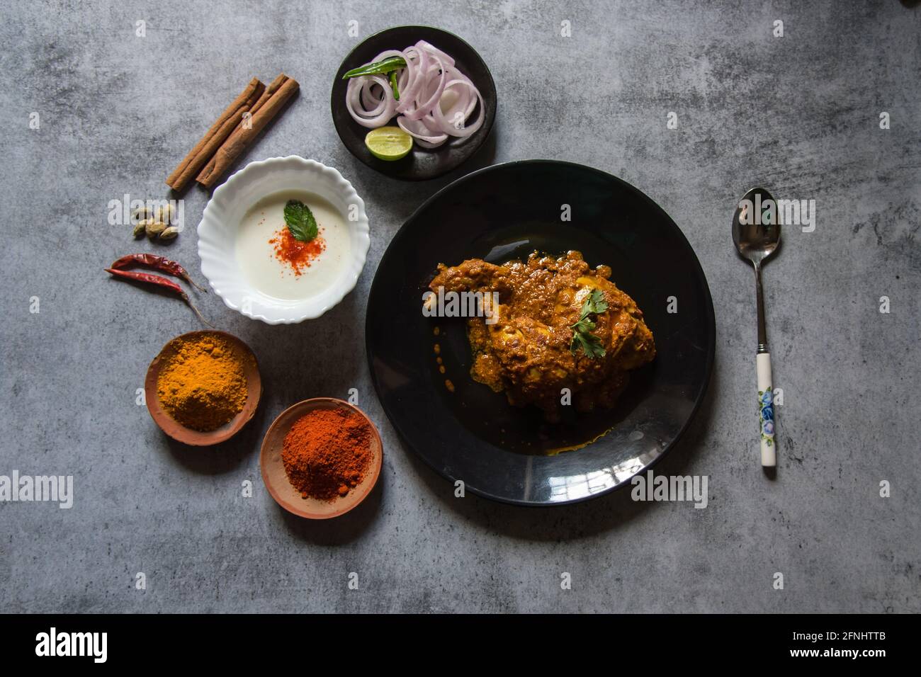 Indian cuisine curry lunch hi-res stock photography and images - Alamy