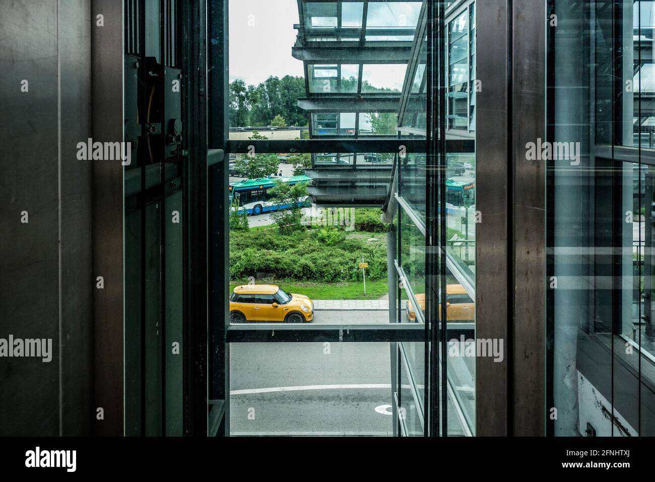 Mini bus stop hi-res stock photography and images - Alamy