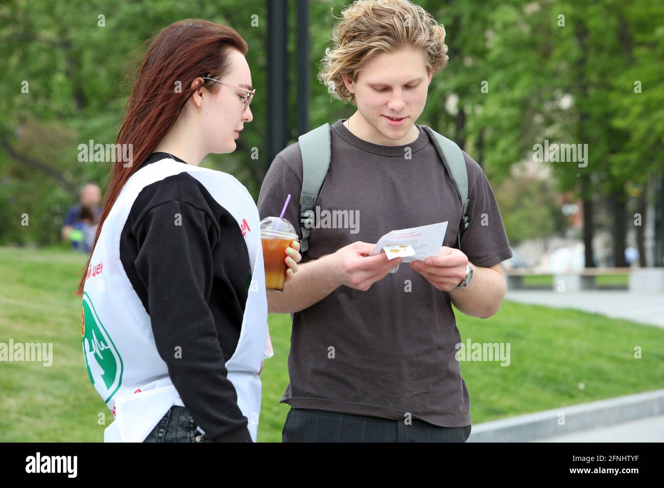 Aids information leaflet hi-res stock photography and images - Alamy