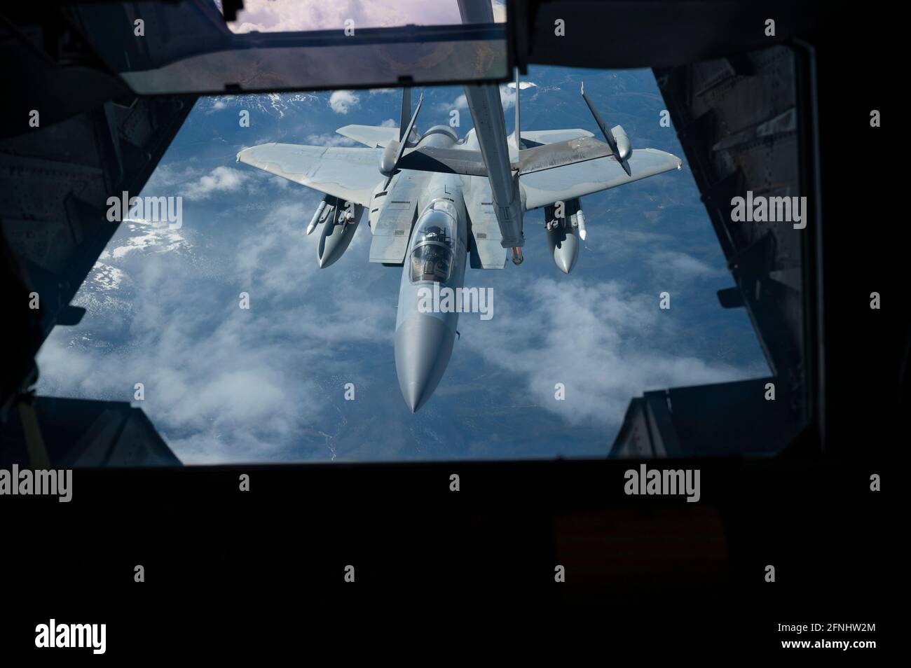 U.S. Air Force F-15C Eagle fighter aircraft, assigned to the 67th ...