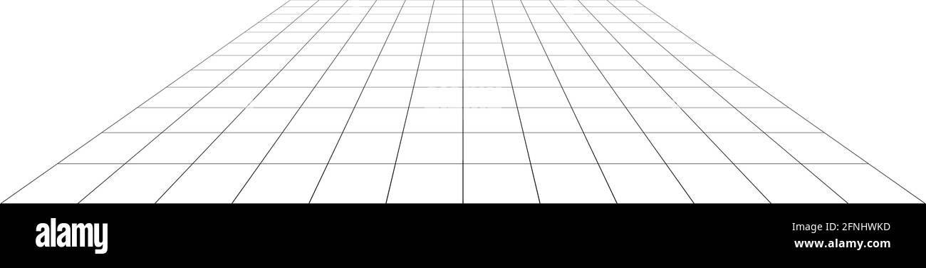 Wireframe, lattice, grating and trellis vanishing, diminishing in 3D ...