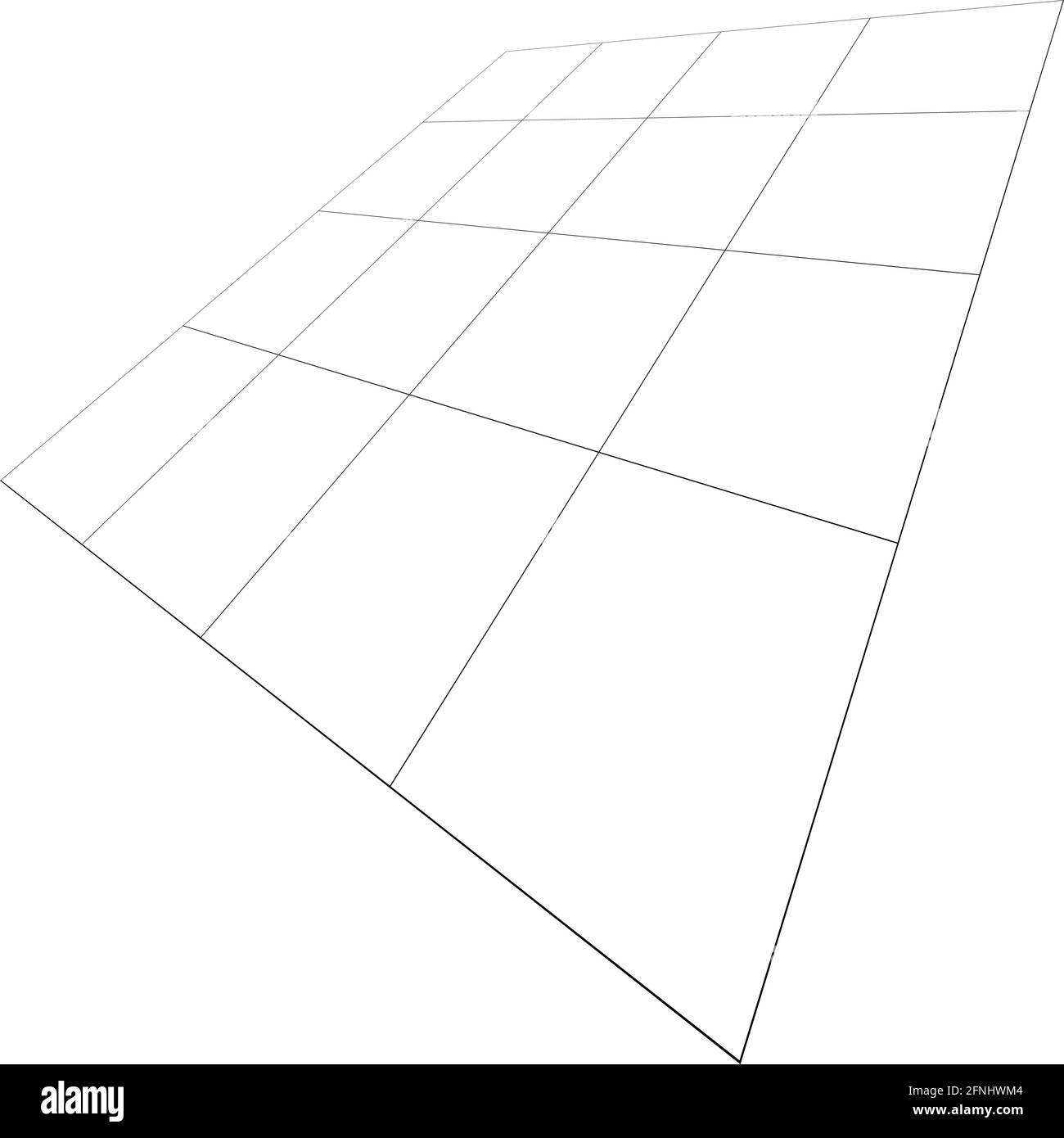 Wireframe, lattice, grating and trellis vanishing, diminishing in 3D ...