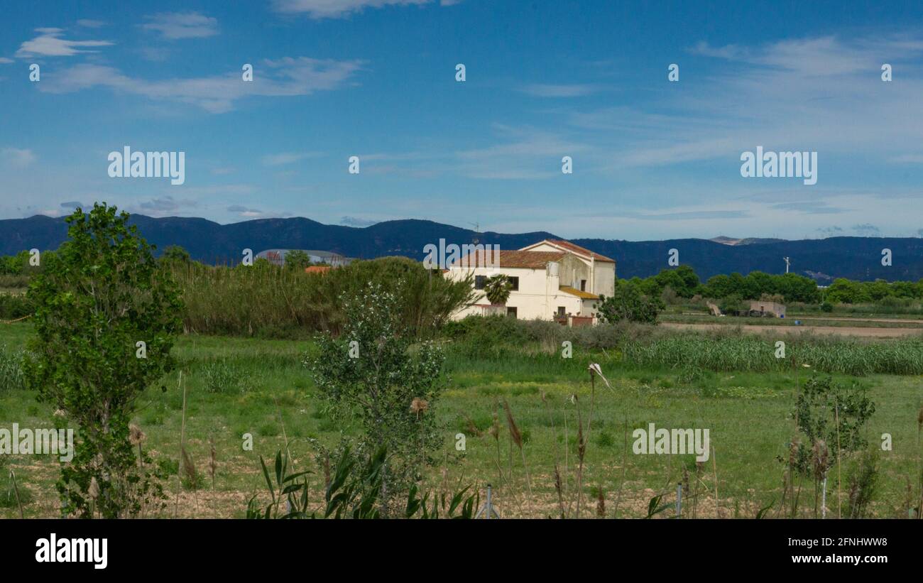 agriculture farm on the outskirts of barcelona in spain Stock Photo - Alamy
