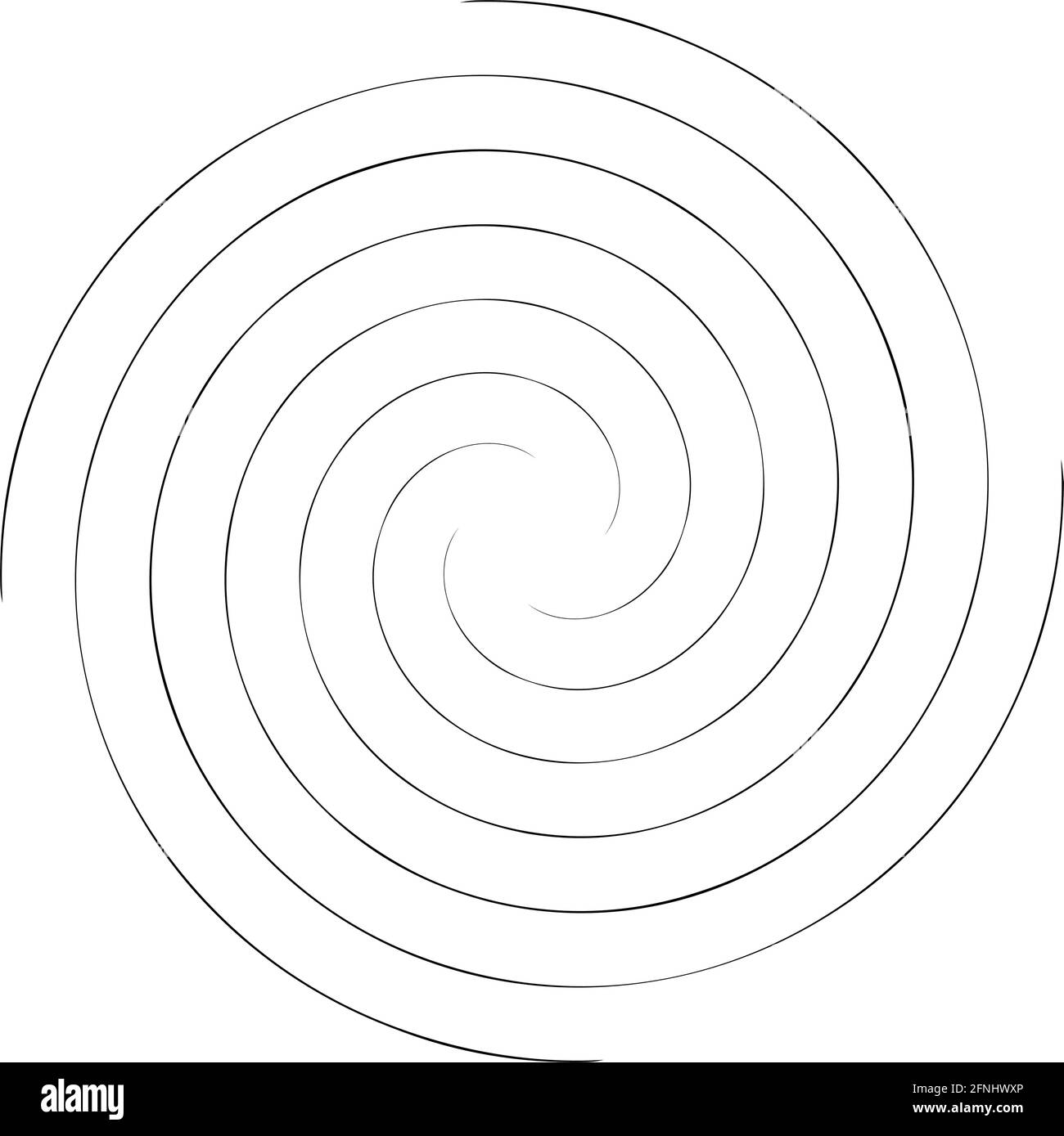 Spiral, swirl, twirl element. Cyclic whirlpool, whirlwind contortion ...