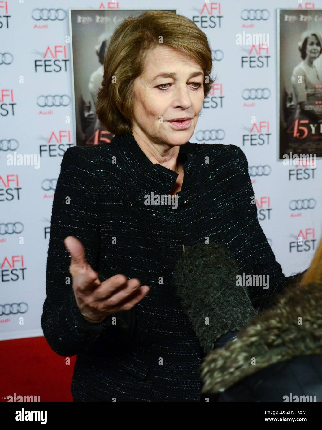 November 11, 2015, Hollywood, California, USA: Actress Charlotte ...