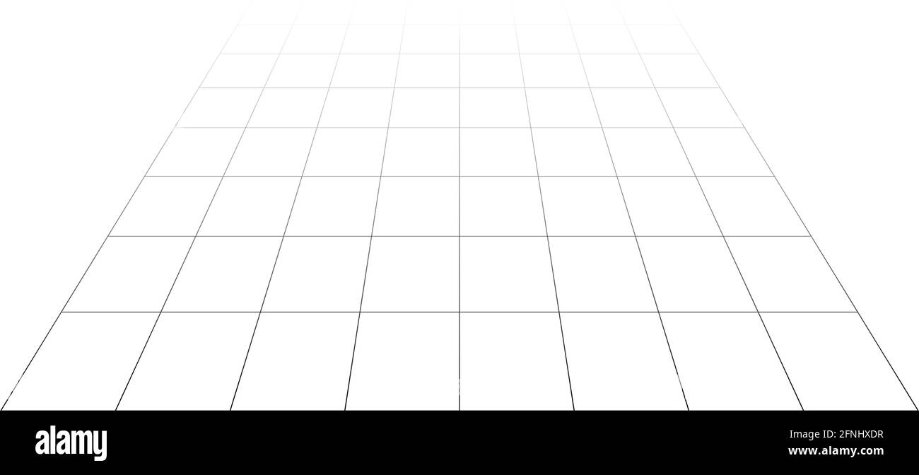 Wireframe, lattice, grating and trellis vanishing, diminishing in 3D ...