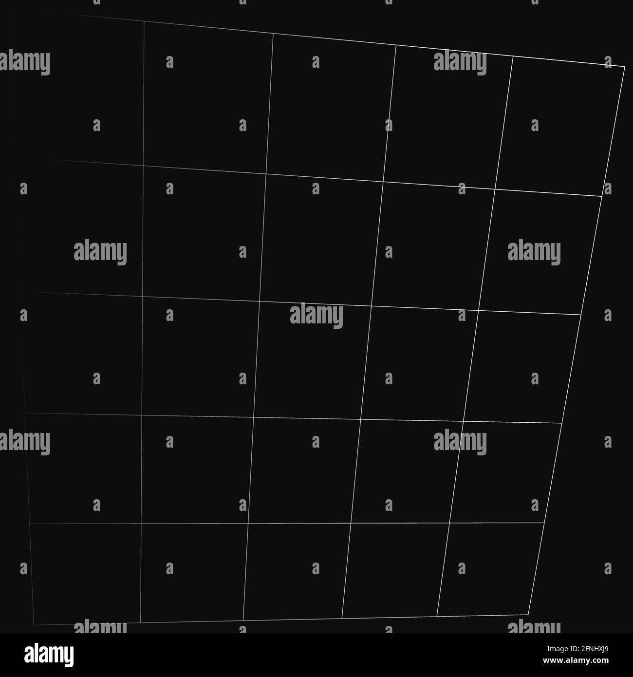Wireframe, lattice, grating and trellis vanishing, diminishing in 3D ...