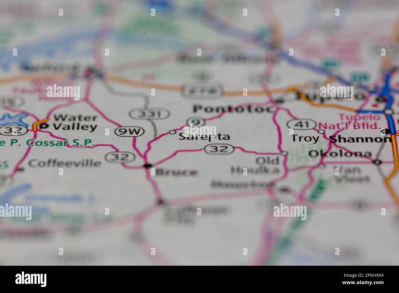 Sarepta on a map hi-res stock photography and images - Alamy