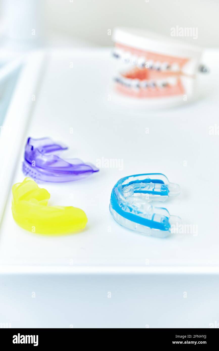 Sleep mouth guard hi-res stock photography and images - Alamy