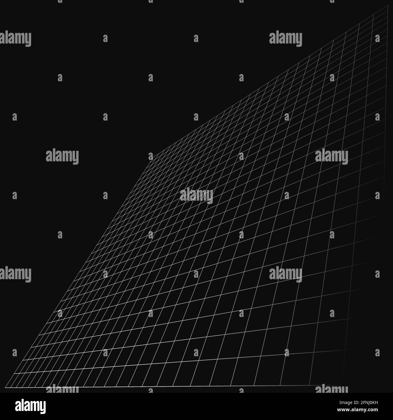Wireframe, lattice, grating and trellis vanishing, diminishing in 3D ...