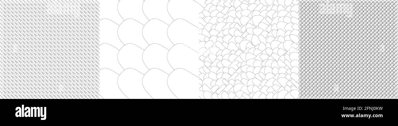 Repetitive geometric black and white pattern, background, texture ...