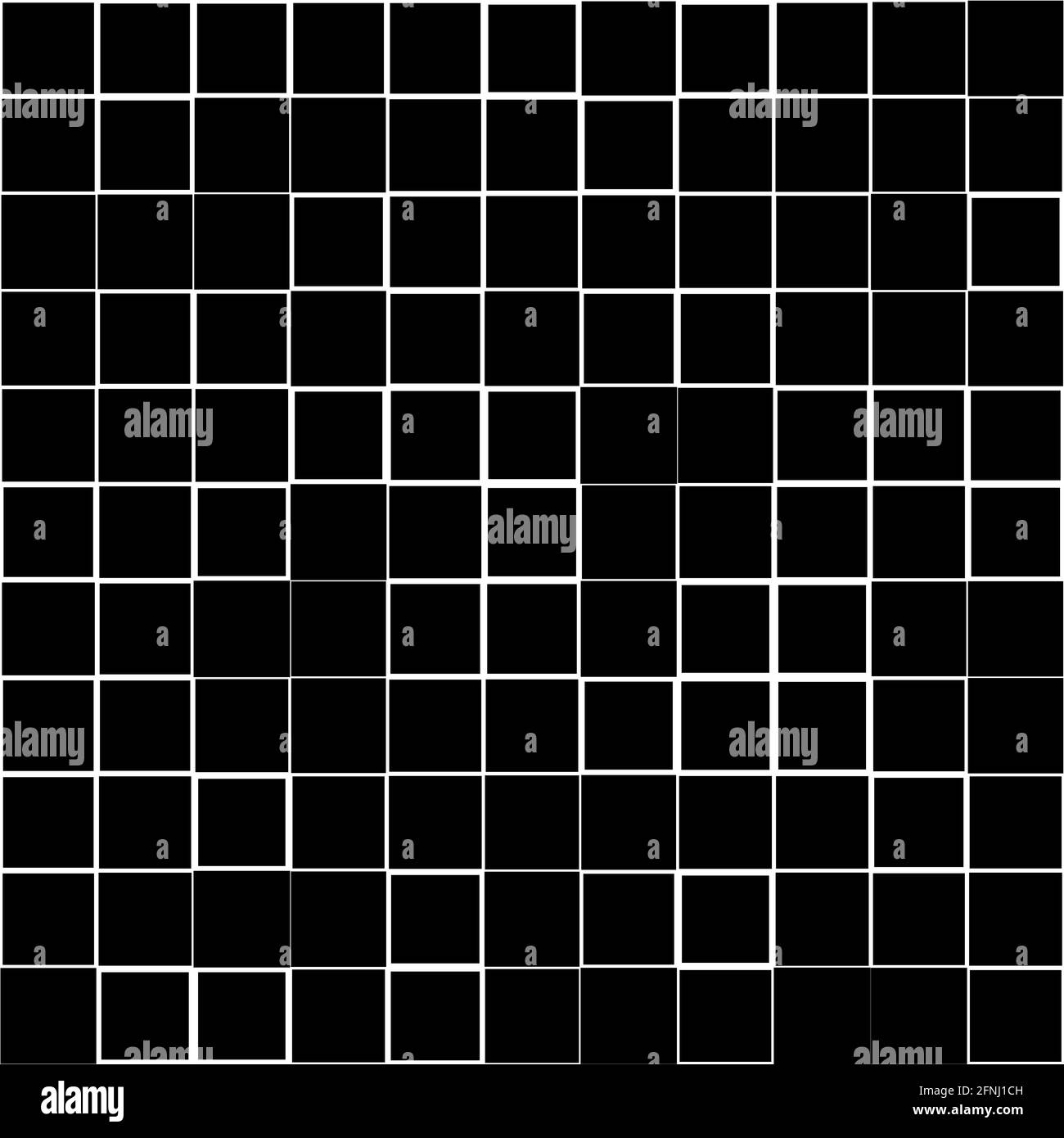 Black and white random squares mosaic tiles pattern – Stock vector ...