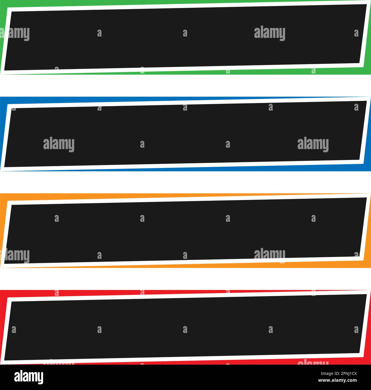 Classic simple banner, button shapes template – Stock vector ...