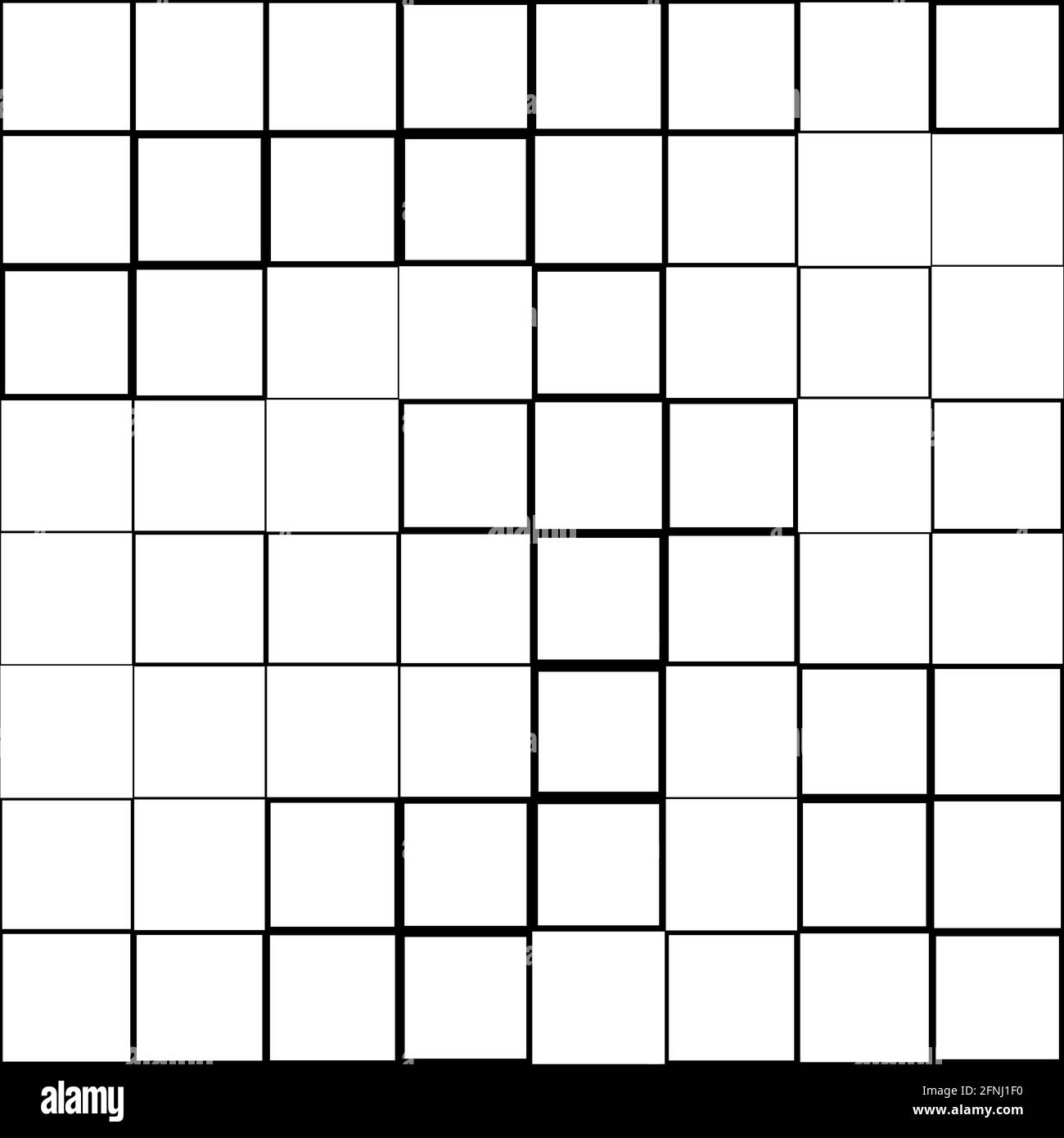 Black and white random squares mosaic tiles pattern – Stock vector ...
