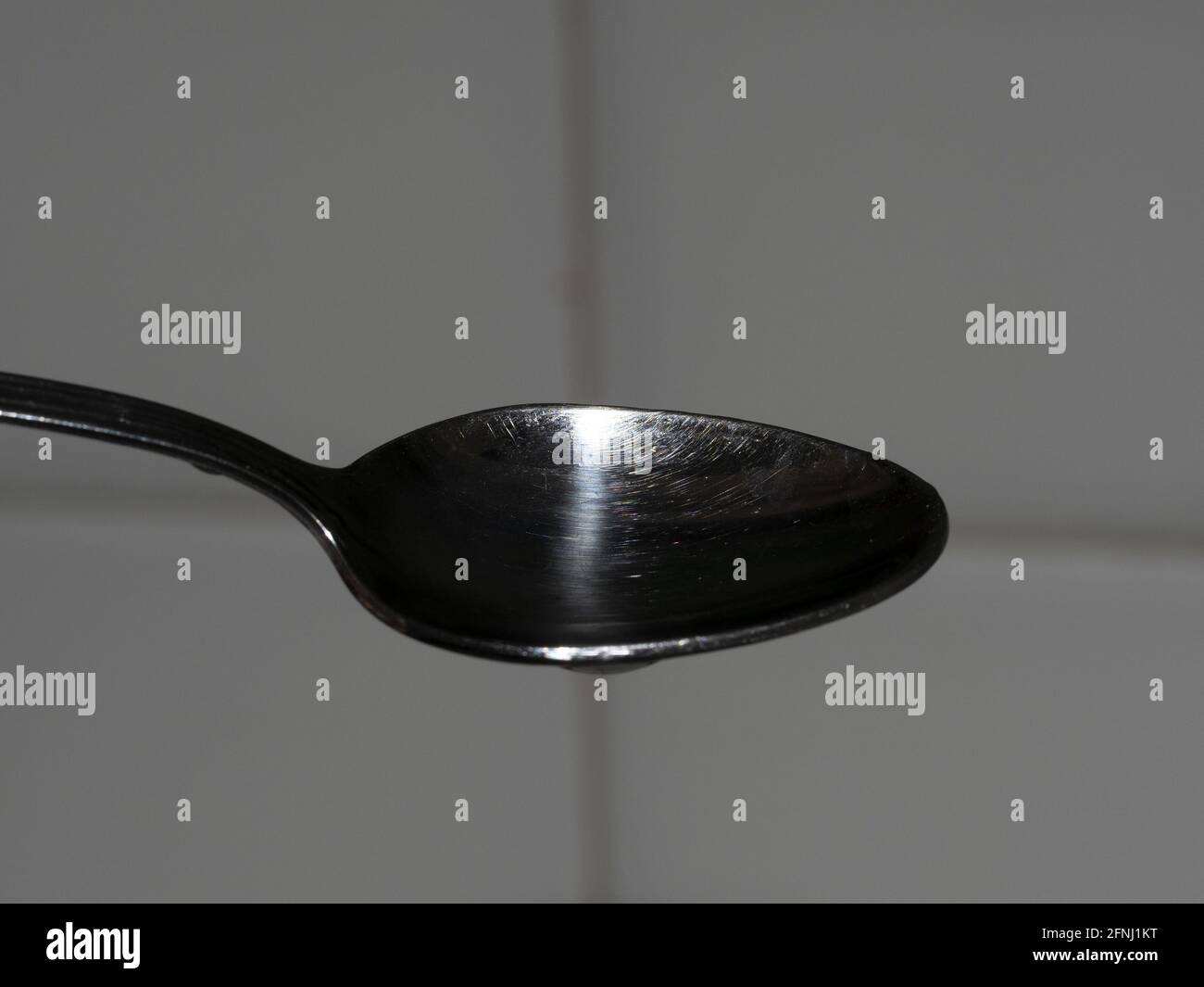 empty spoon close up macro detail Stock Photo - Alamy
