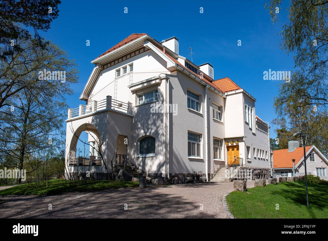 Villa Tamminiemi, Urho Kekkonen house museum in Meilahti district of ...