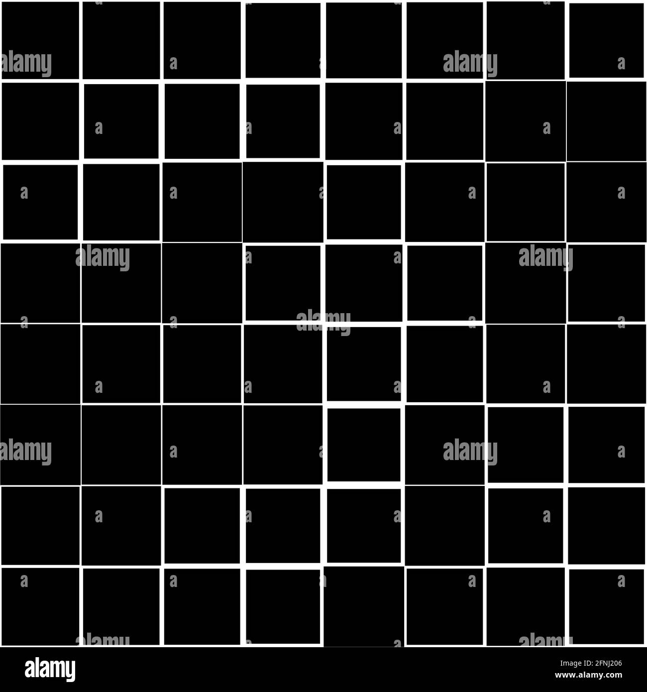 Black and white random squares mosaic tiles pattern – Stock vector ...