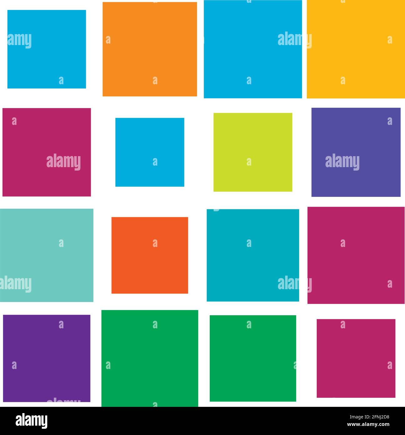 Colorful, vivid, vibrant random squares mosaic tiles pattern ...