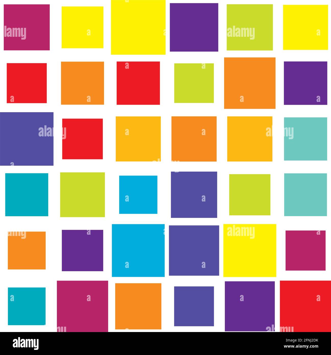 Colorful, vivid, vibrant random squares mosaic tiles pattern ...