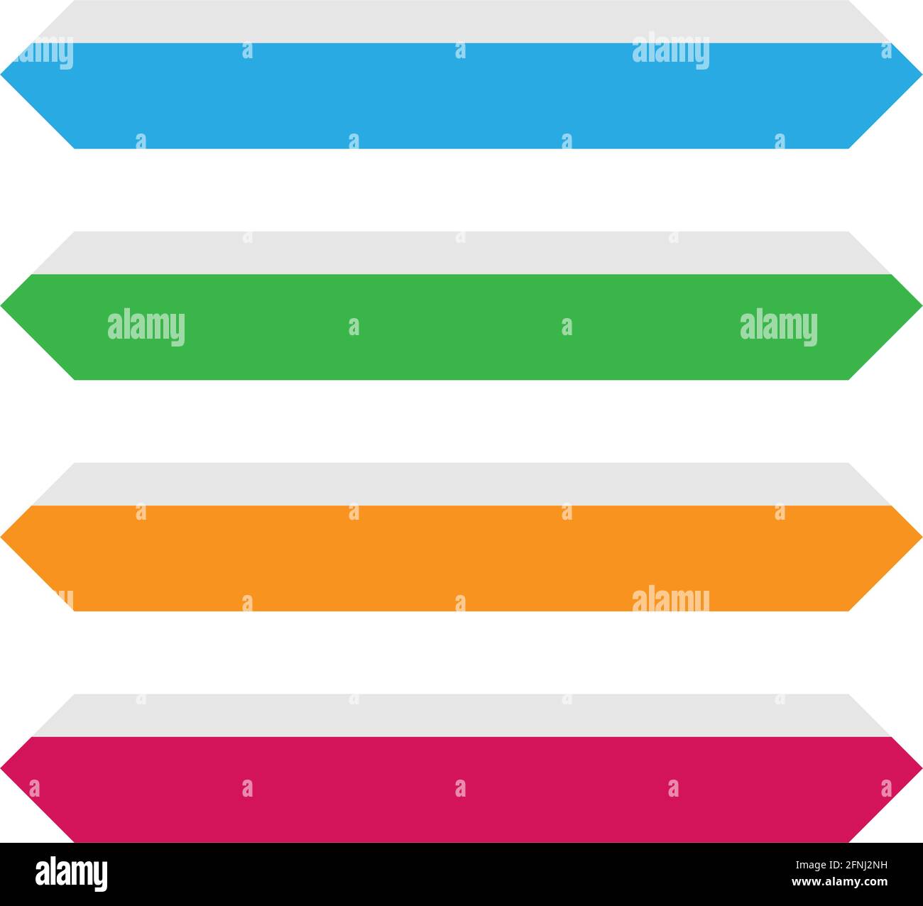 Classic simple banner, button shapes template – Stock vector ...