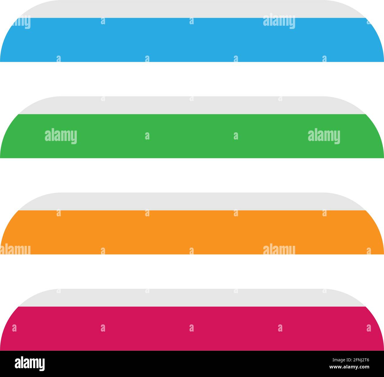 Classic simple banner, button shapes template – Stock vector ...