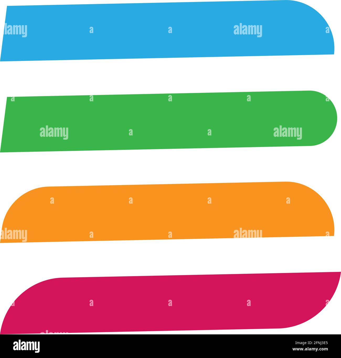 Classic simple banner, button shapes template – Stock vector ...