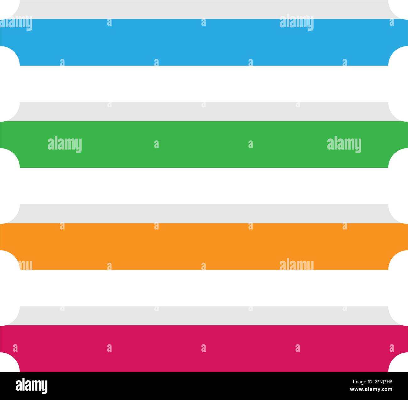 Classic simple banner, button shapes template – Stock vector ...