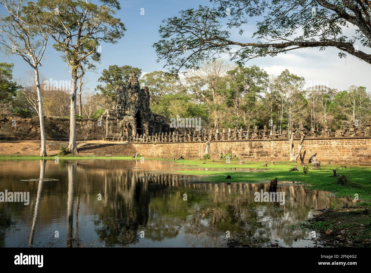 Angkor water park cambodia hi-res stock photography and images - Alamy
