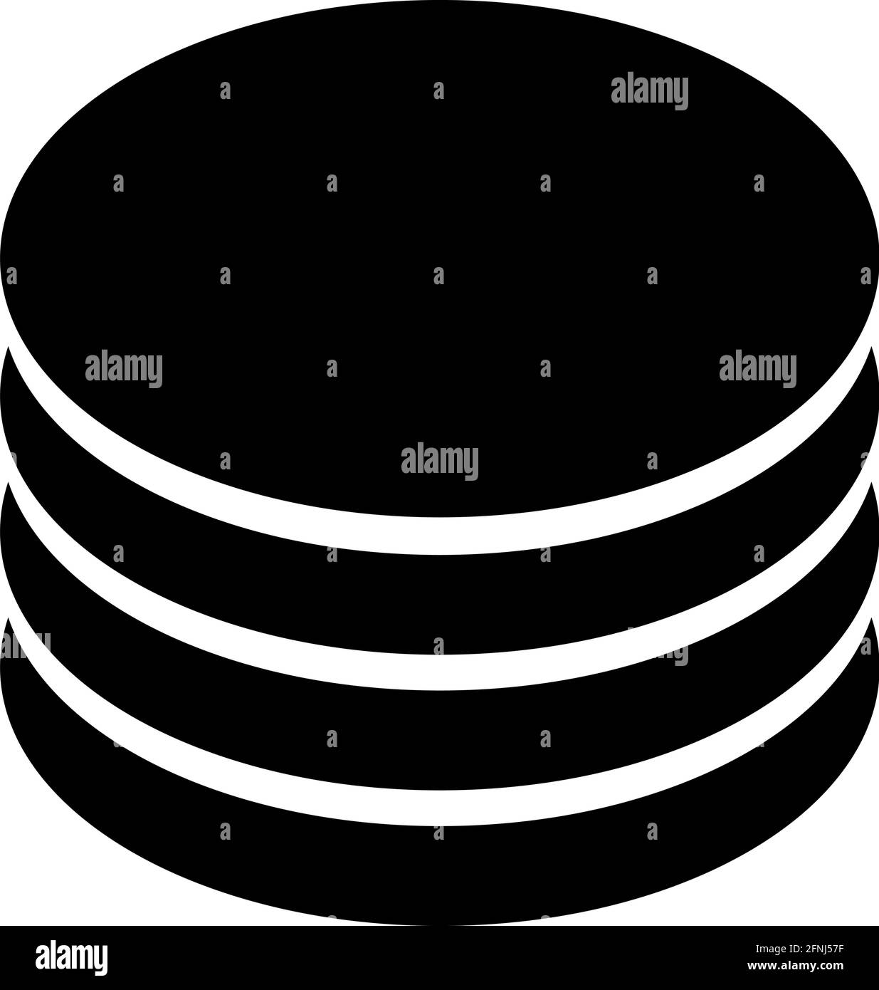 Pile of hard disk Stock Vector Images - Alamy