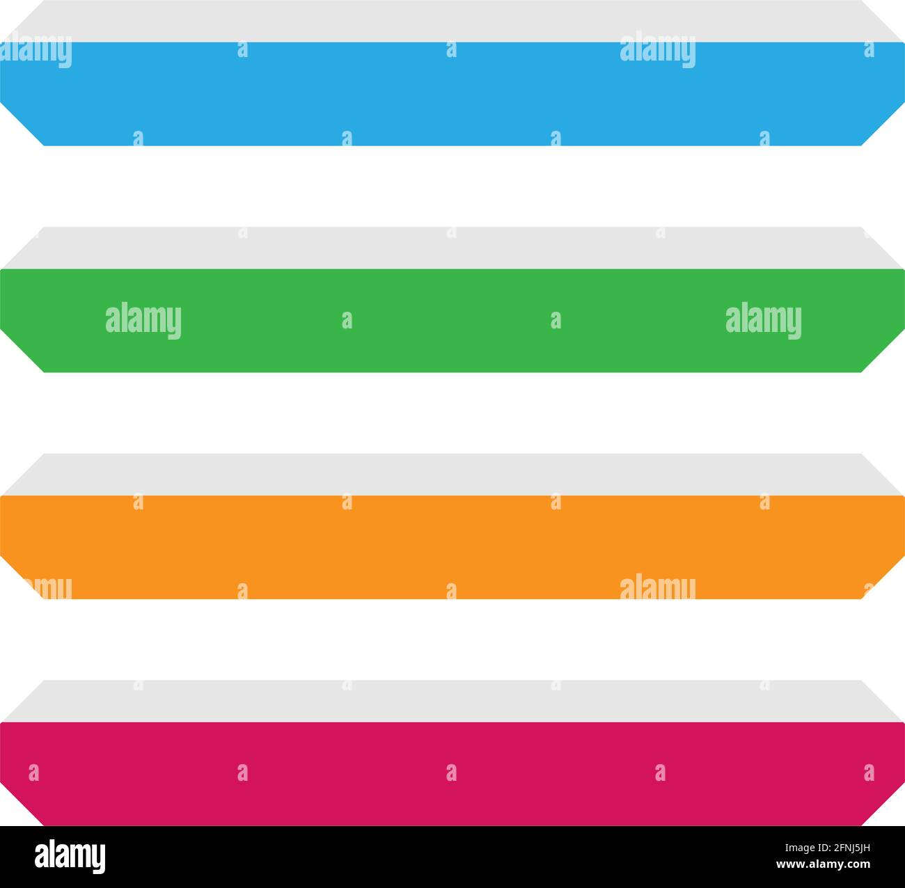 Classic simple banner, button shapes template – Stock vector ...