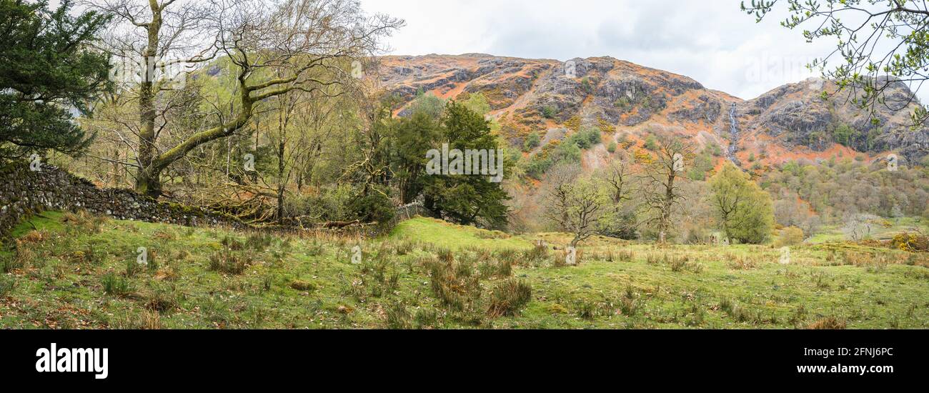 Typical lake district landscape, fells and mountains Stock Photo - Alamy