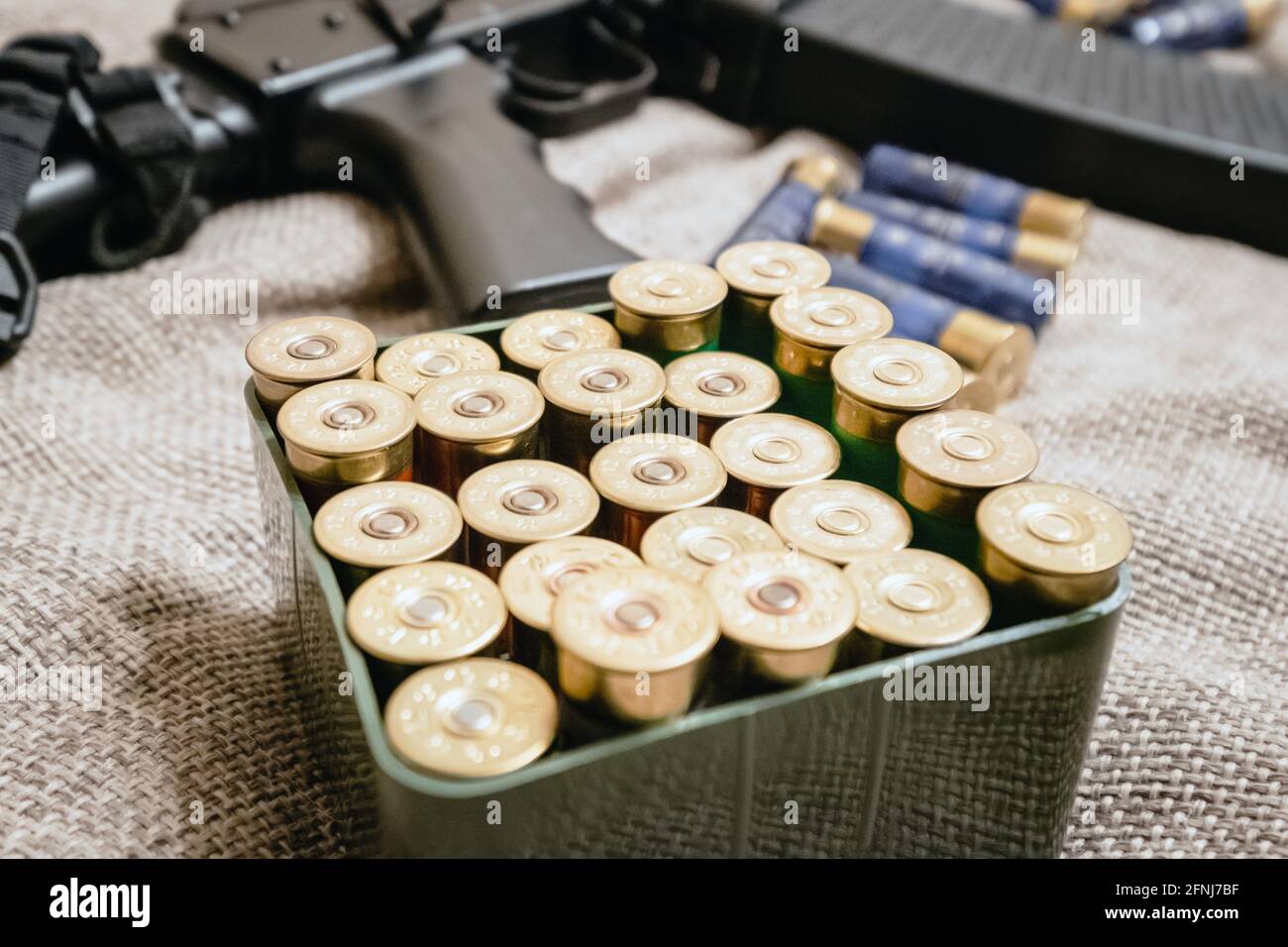 12 gauge shot gun cartridges hi-res stock photography and images - Alamy
