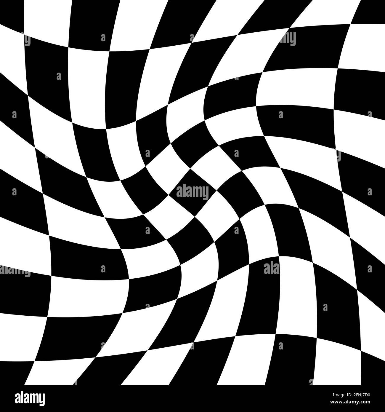 Squares pattern, checkerboard, chessboard with rotation, swirl, twirl ...